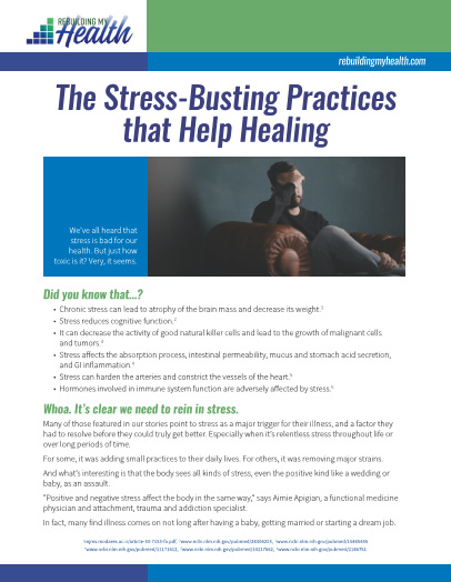 The Stress-Busting Practices that Help Healing - Rebuilding My Health
